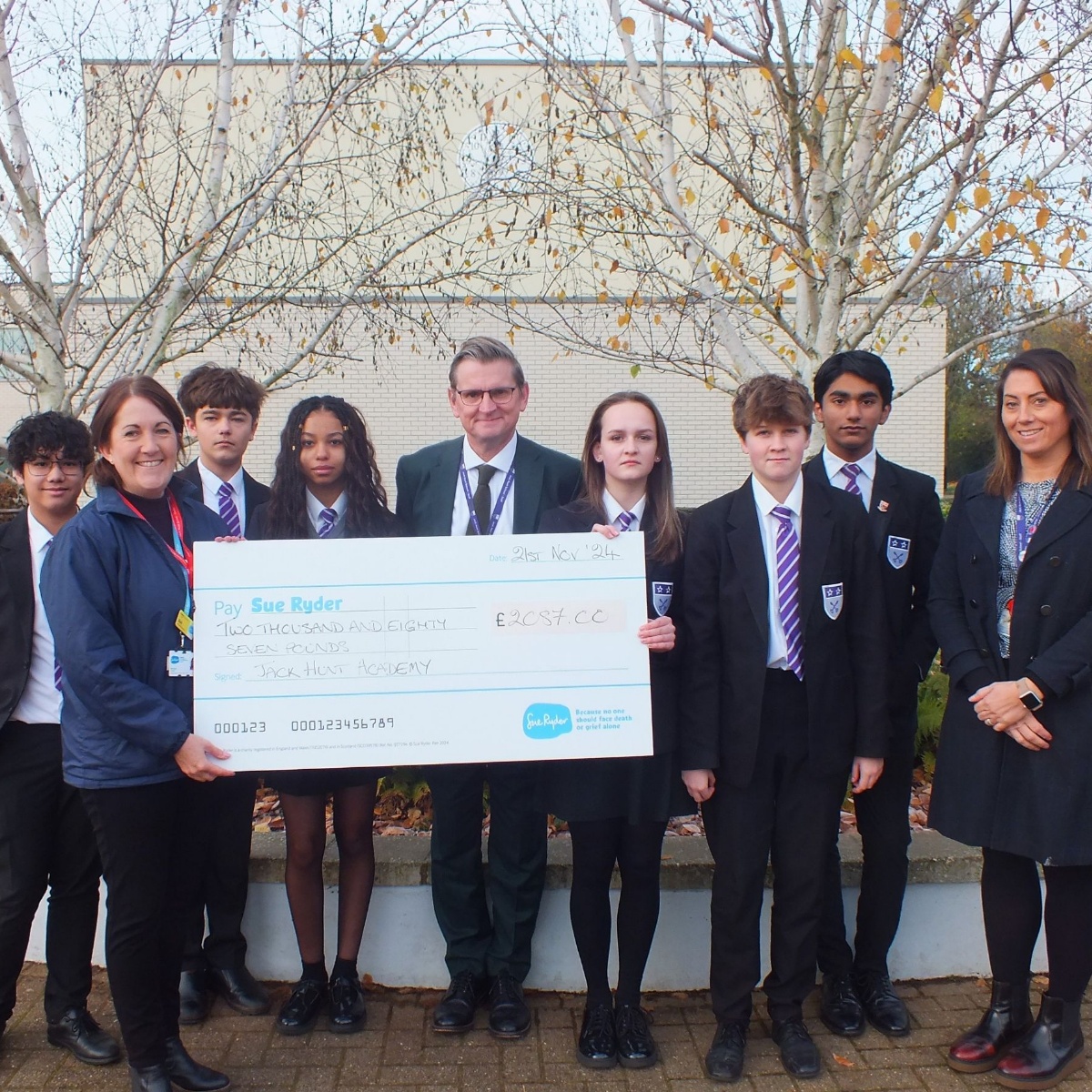 Jack Hunt Academy - Jack Hunt Raises Two Thousand Pounds!