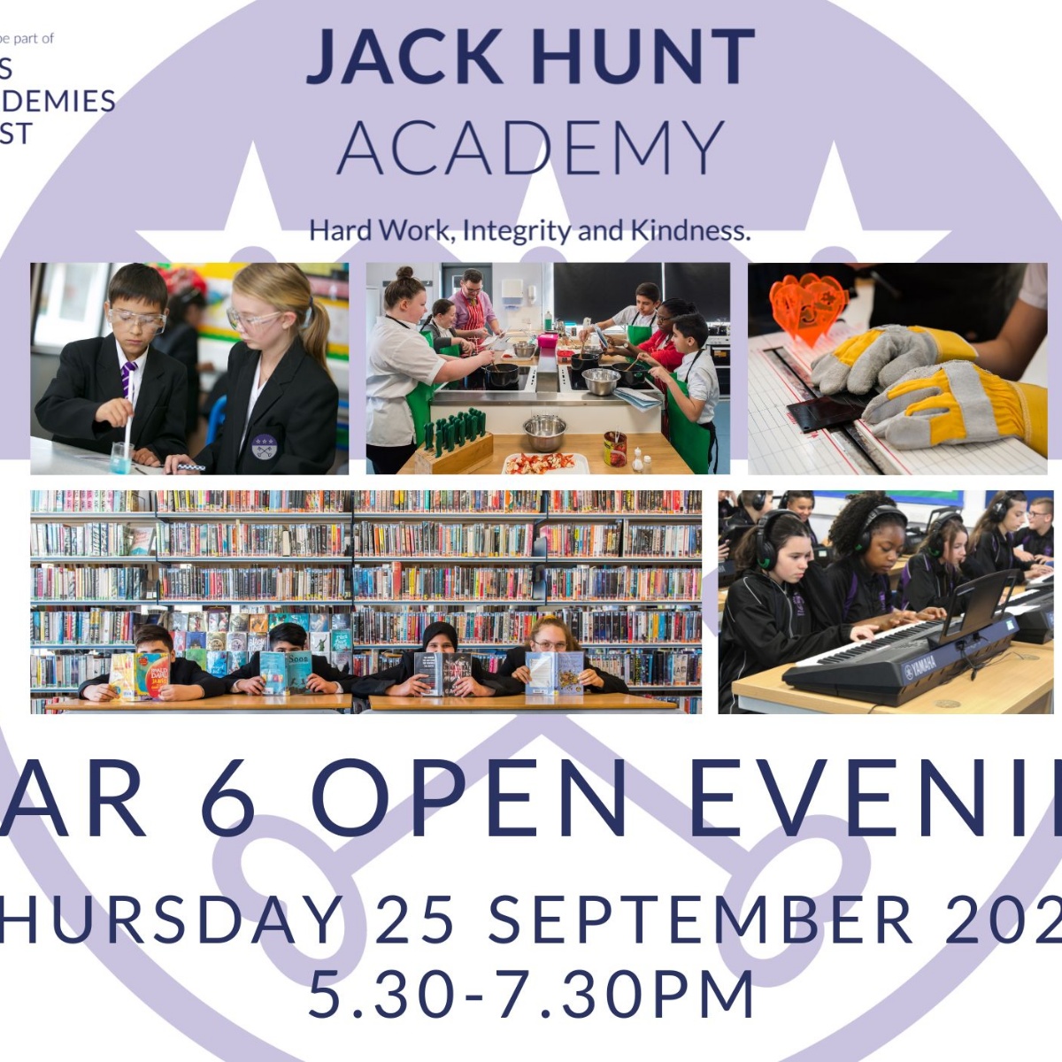 Jack Hunt Academy - Year 6 Open Evening – Thursday 25 September 2025